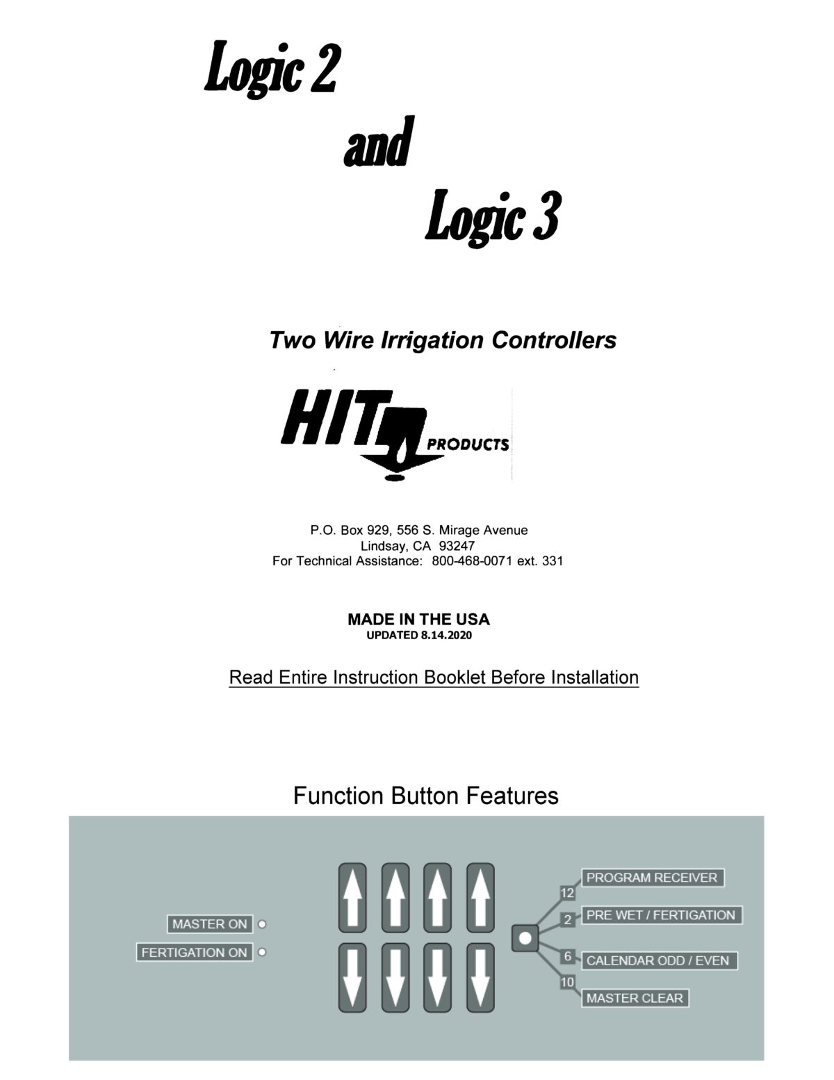 Instruction Manuals – Hit Products Corp